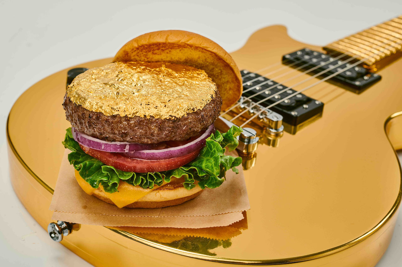 Hard Rock Cafe turns over a new (gold) leaf with this bling burger ...