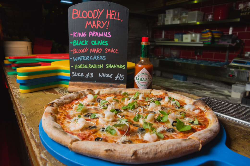 Bloody Mary Pizza – give it a shot at Crazy Pedro’s | News | Taste of ...